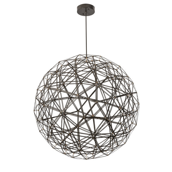 2nd Ave Lighting Geosphere 92 - Light Gloss White Unique/Statement ...
