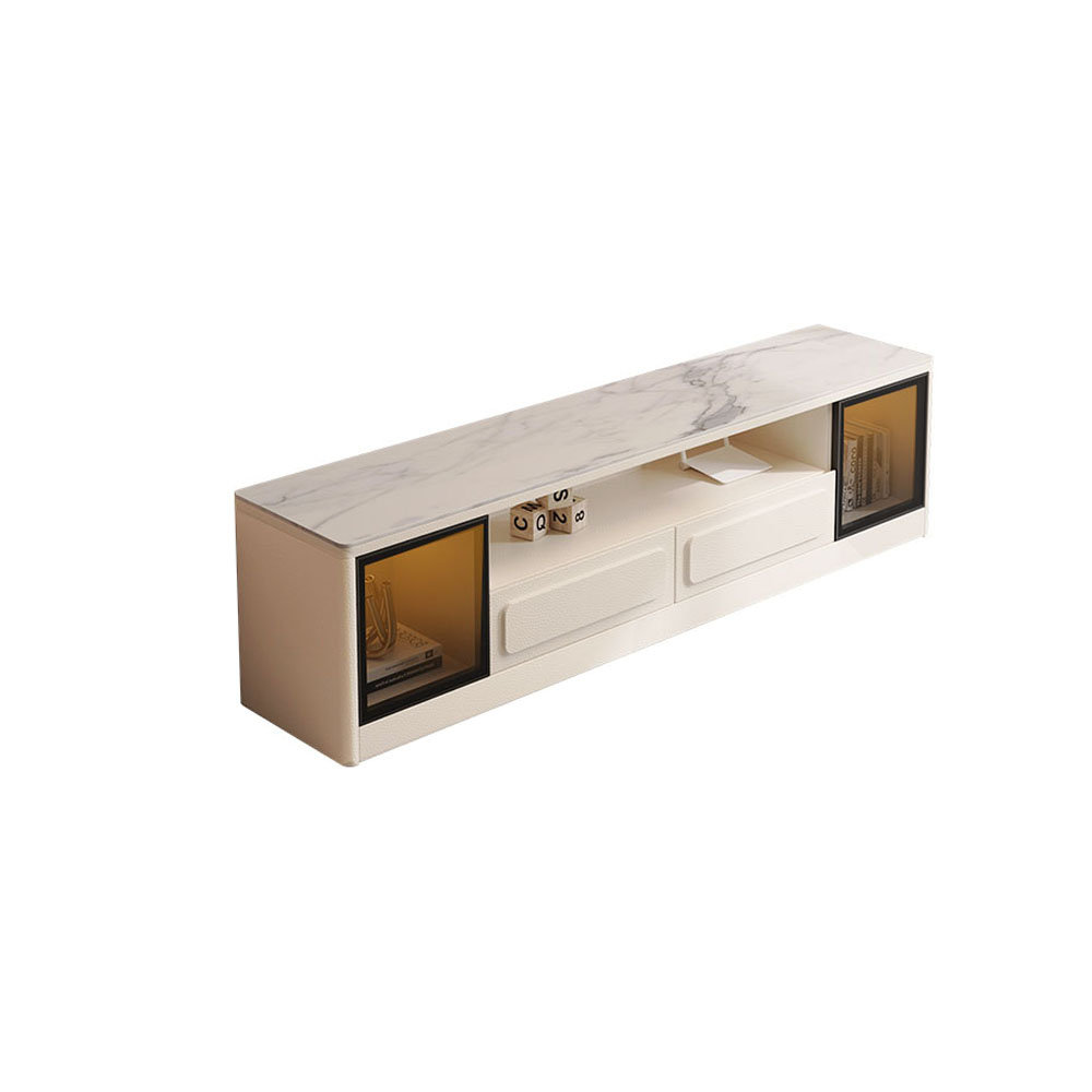 Finaewg Cream style minimalist TV stand | Wayfair