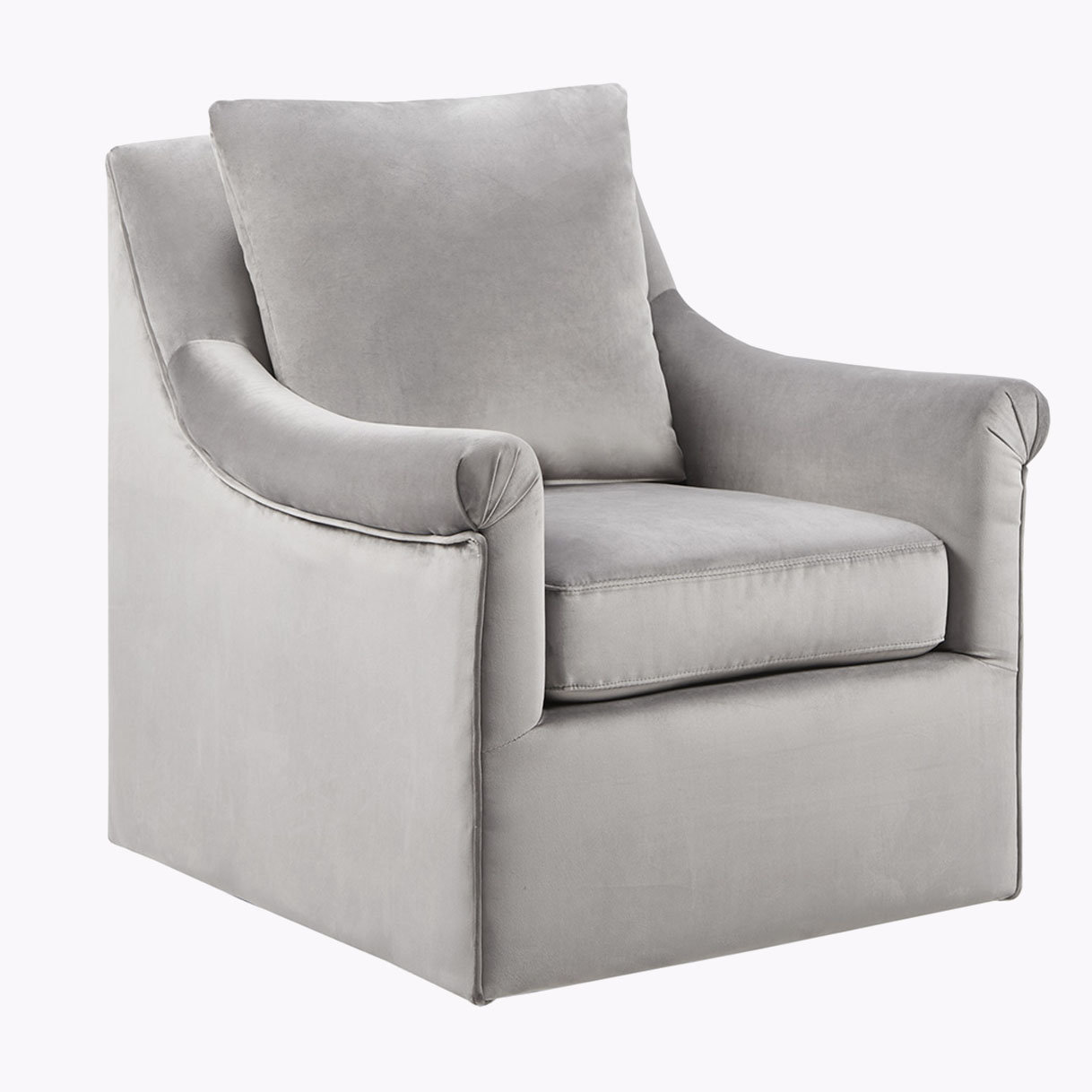 House of Hampton® Keaja 33.7'' Wide Velvet Swivel Barrel Chair | Wayfair