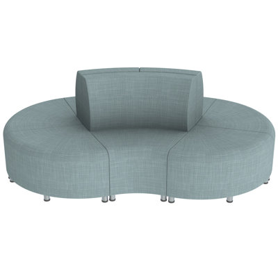 Factory Direct Partners Pro Series Connect Curved Wave Seating, 10 ...
