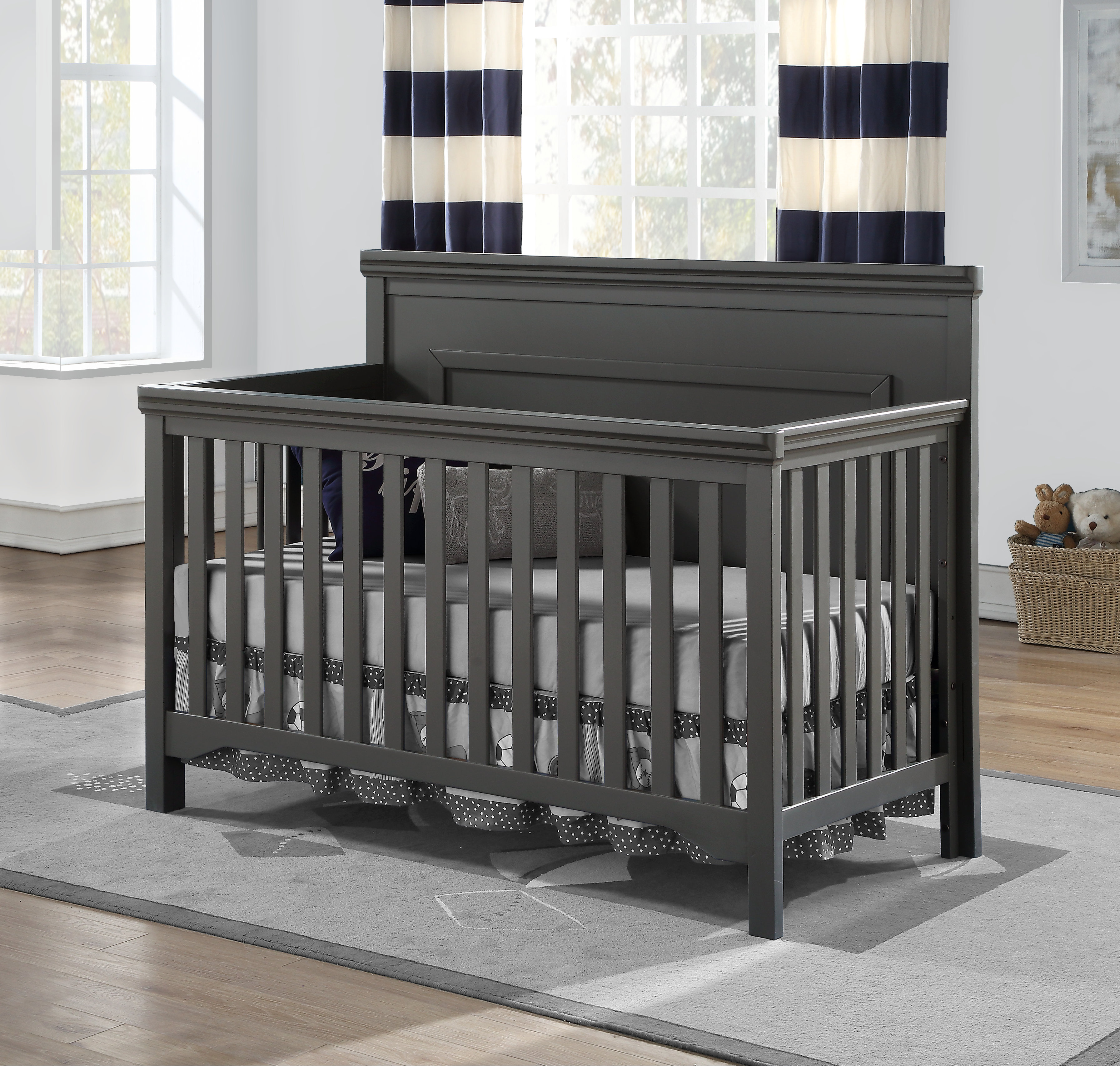 Harriet Bee Rakowski 4-in-1 Convertible Crib & Reviews | Wayfair