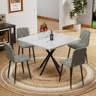 Ebern Designs Square Dining Table, Mid Century Modern Square Dining ...