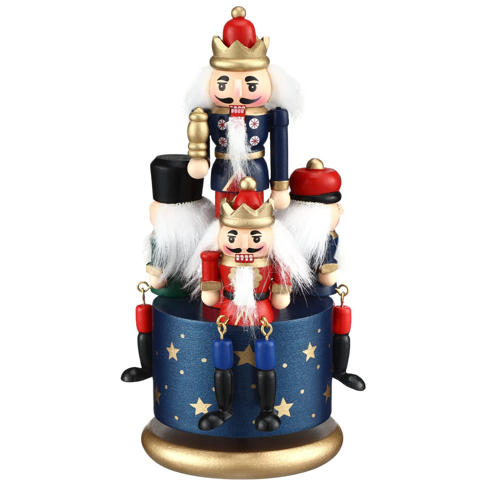 The Holiday Aisle® Nutcracker Music Box, Wooden Soldier Toy, Handmade ...