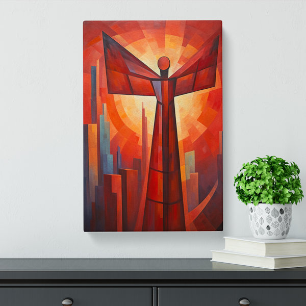 Happy Larry Angel of the North Orphism Art | Wayfair.co.uk