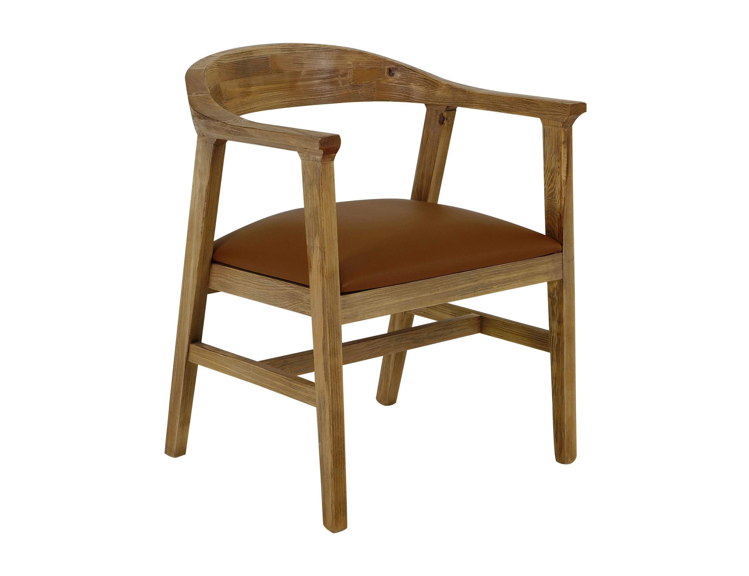 Union Rustic Marcellous Solid Wood Chair With Upholstered Seat | Wayfair