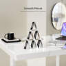 Inbox Zero Odbert Tempered Glass Top Height Adjustable Standing Desk ...
