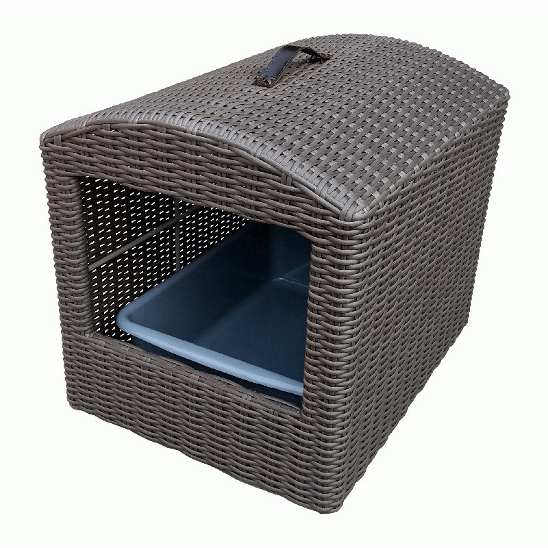Tucker Murphy Pet™ Corlyn Resin Wicker Litter Box Enclosure & Reviews ...