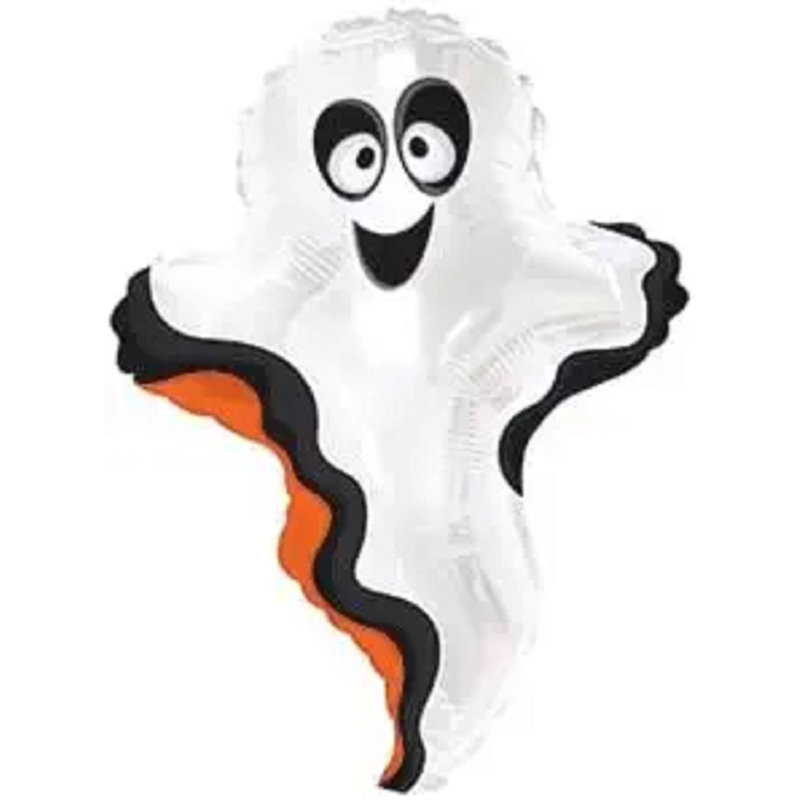 PMU Glow Ghost Mini-Shape 12in Balloon for Halloween Party Spooky ...