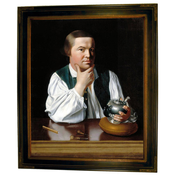 Historic Art Gallery " Portrait Of Paul Revere 1768 " by John Singleton ...