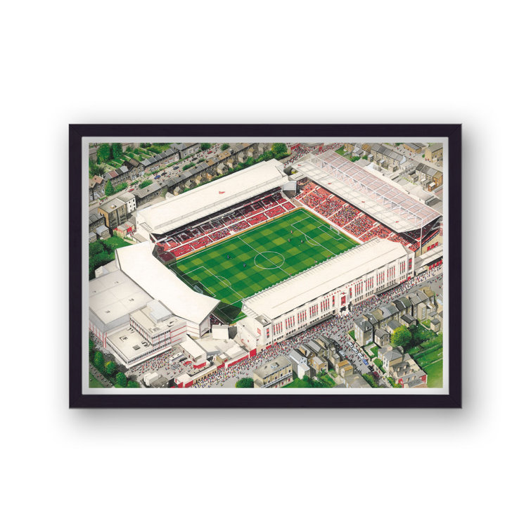 17 Stories Arsenal FC Highbury Football Stadium Vintage - Single ...