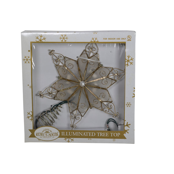 Kurt Adler Capiz Star Tree Topper & Reviews | Wayfair