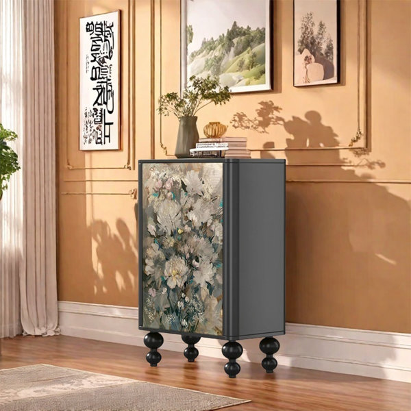 interanest Decorative Storage Cabinet with Pine Wood Frame | Wayfair