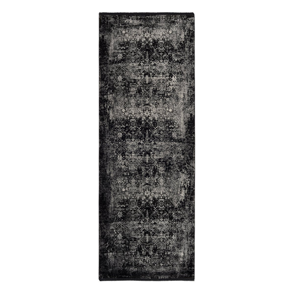 Lark Manor Django Abstract Hand Woven Black/Grey Area Rug | Wayfair.ie