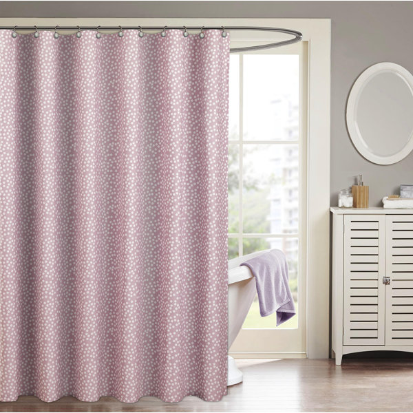 Wade Logan® Anyhia 100% Cotton Polka Dots Shower Curtain | Wayfair