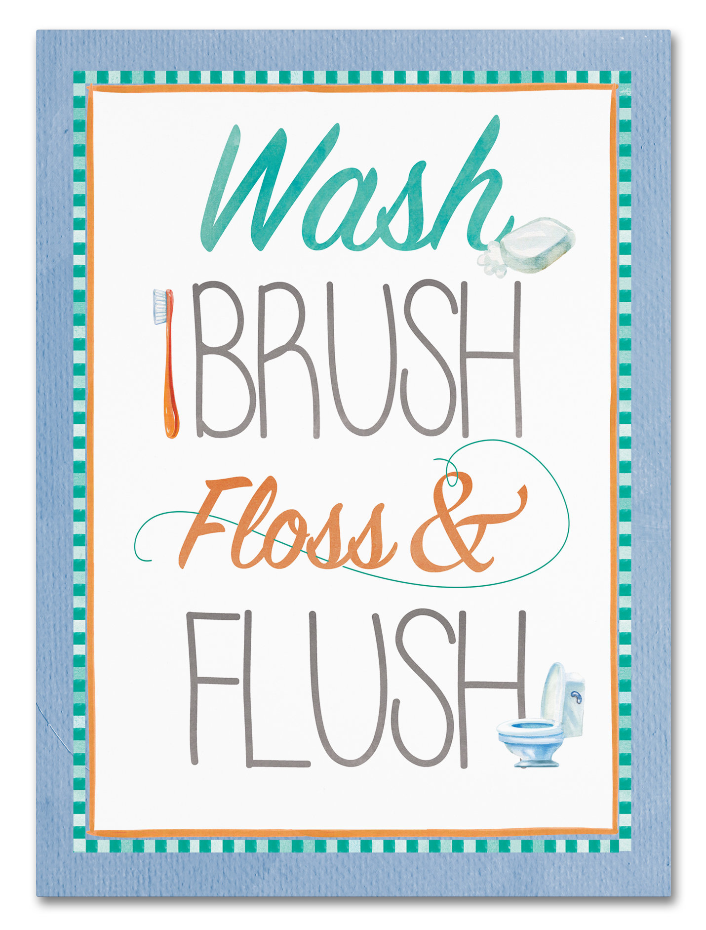 Zoomie Kids Asadulla 'Kids Bath 1' Canvas Art | Wayfair