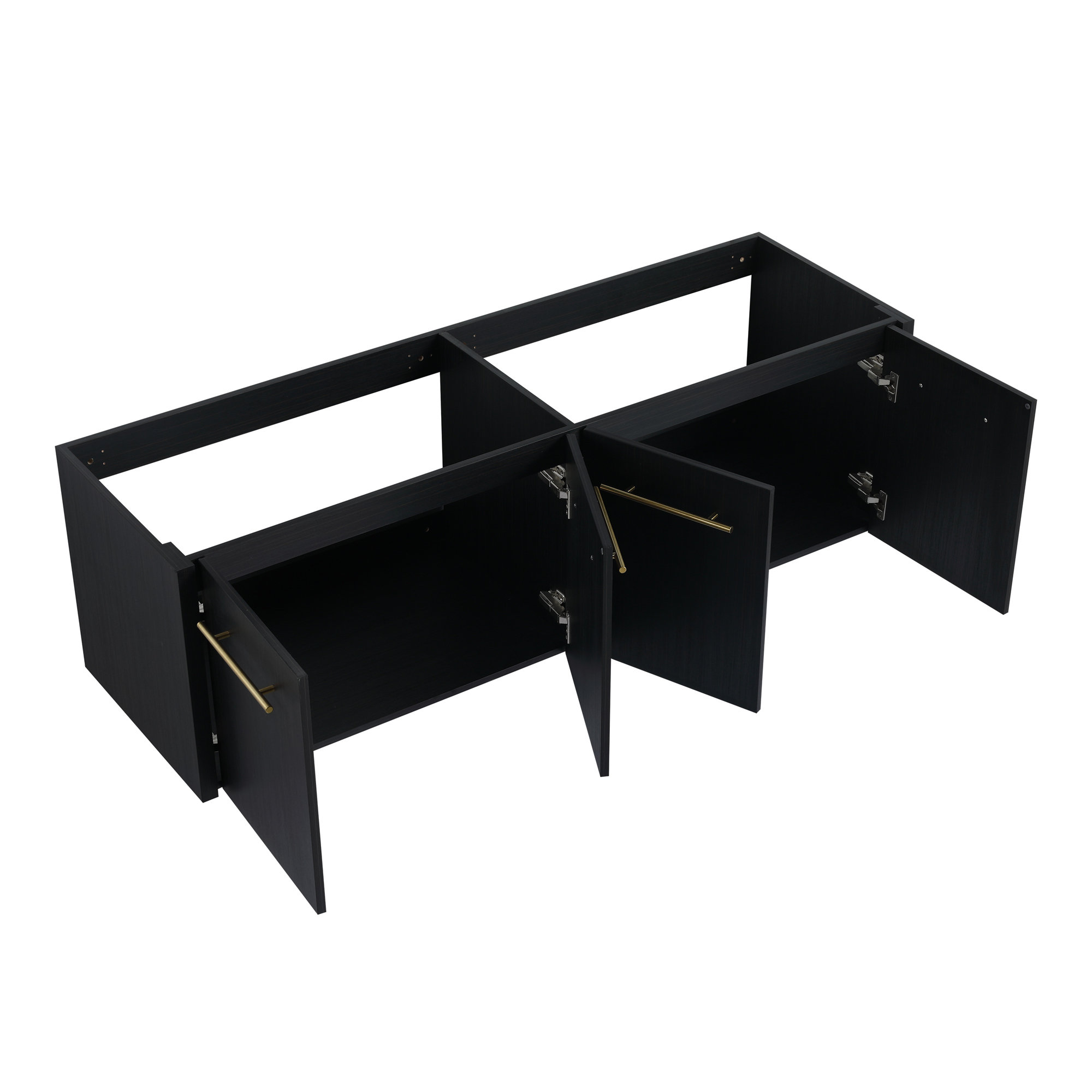 INLE Wall-mounted Bathroom Vanity (Only the Cabinet Body, No Top Sink ...