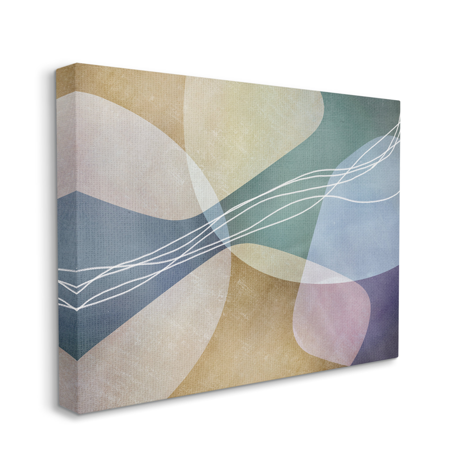 Wrought Studio Abstract Shapes & Lines On Canvas by Urban Epiphany ...