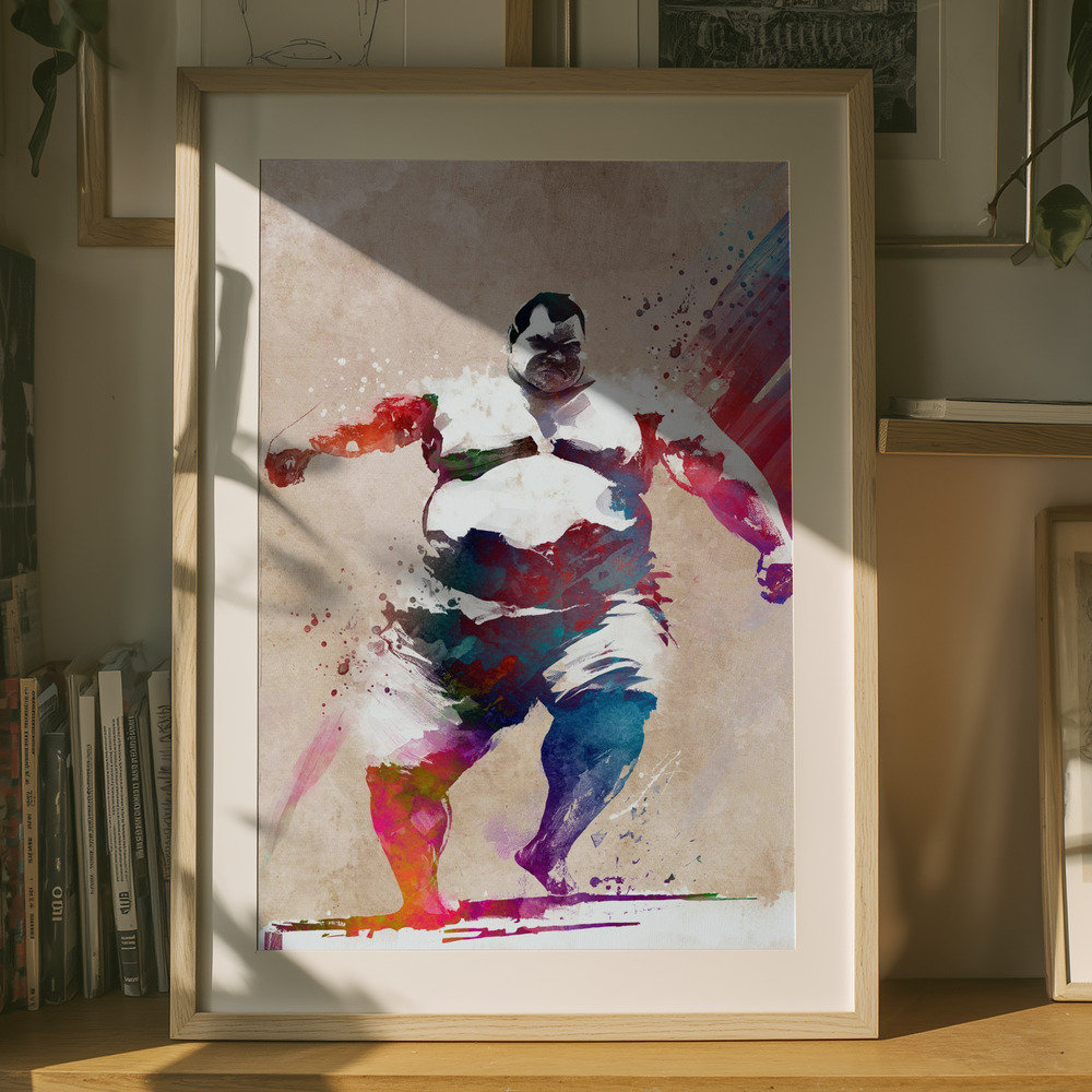 Lark Manor Sport Sumo Art | Wayfair.co.uk