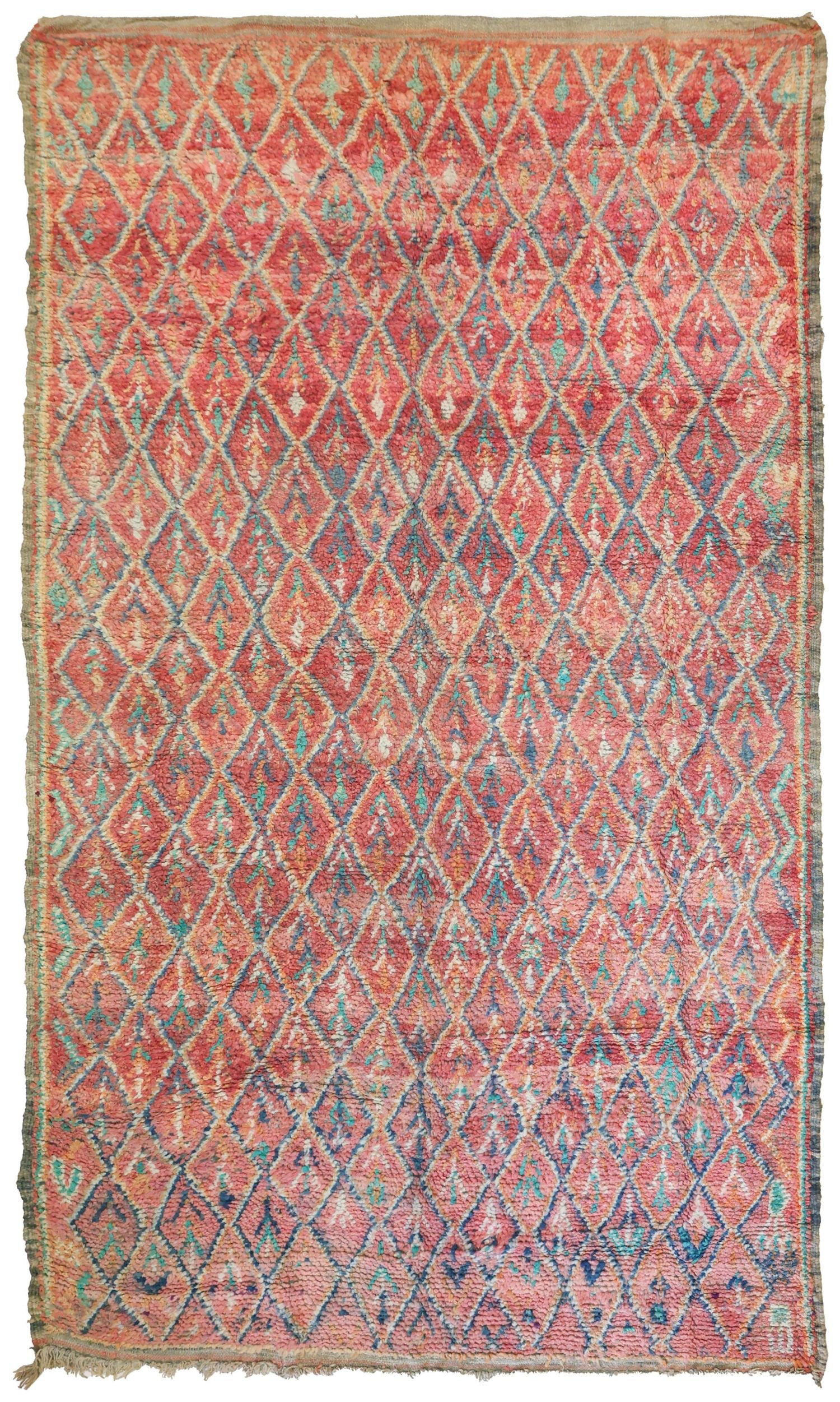 Landry & Arcari Rugs and Carpeting Vintage Moroccan Berber Wool On Wool ...