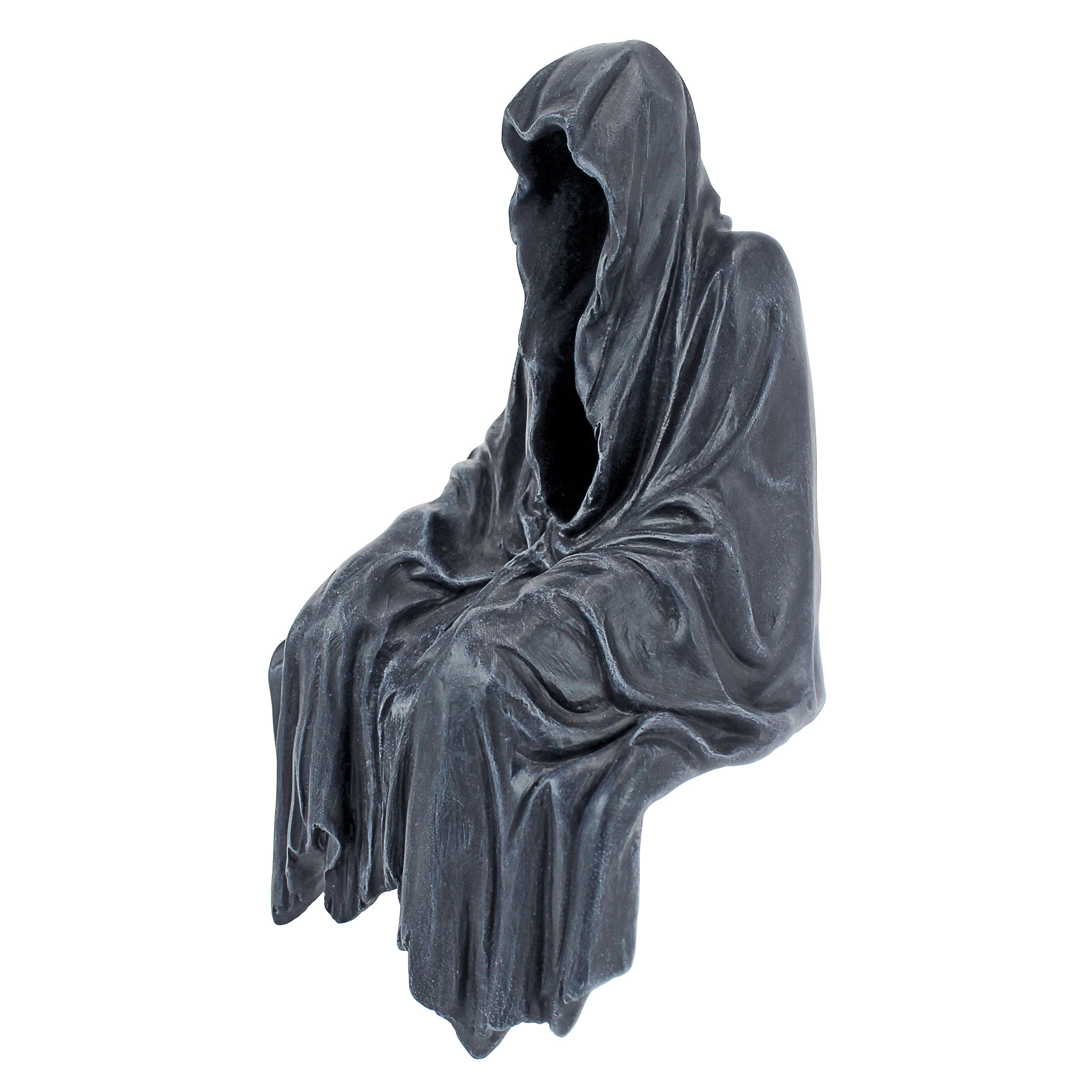 Design Toscano Reaping Solace the Grim Reaper Sitting Statue & Reviews ...