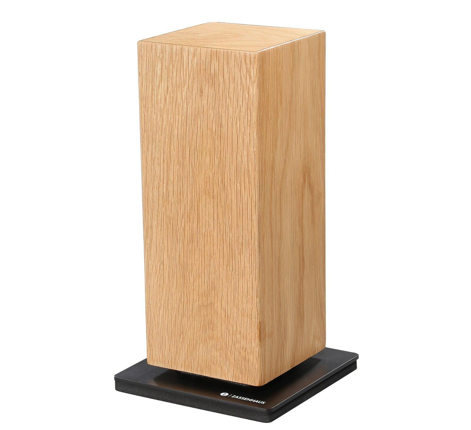 Zassenhaus Magnetic Spinning Knife Block, Oak, 5" x 5" x 10" | Wayfair