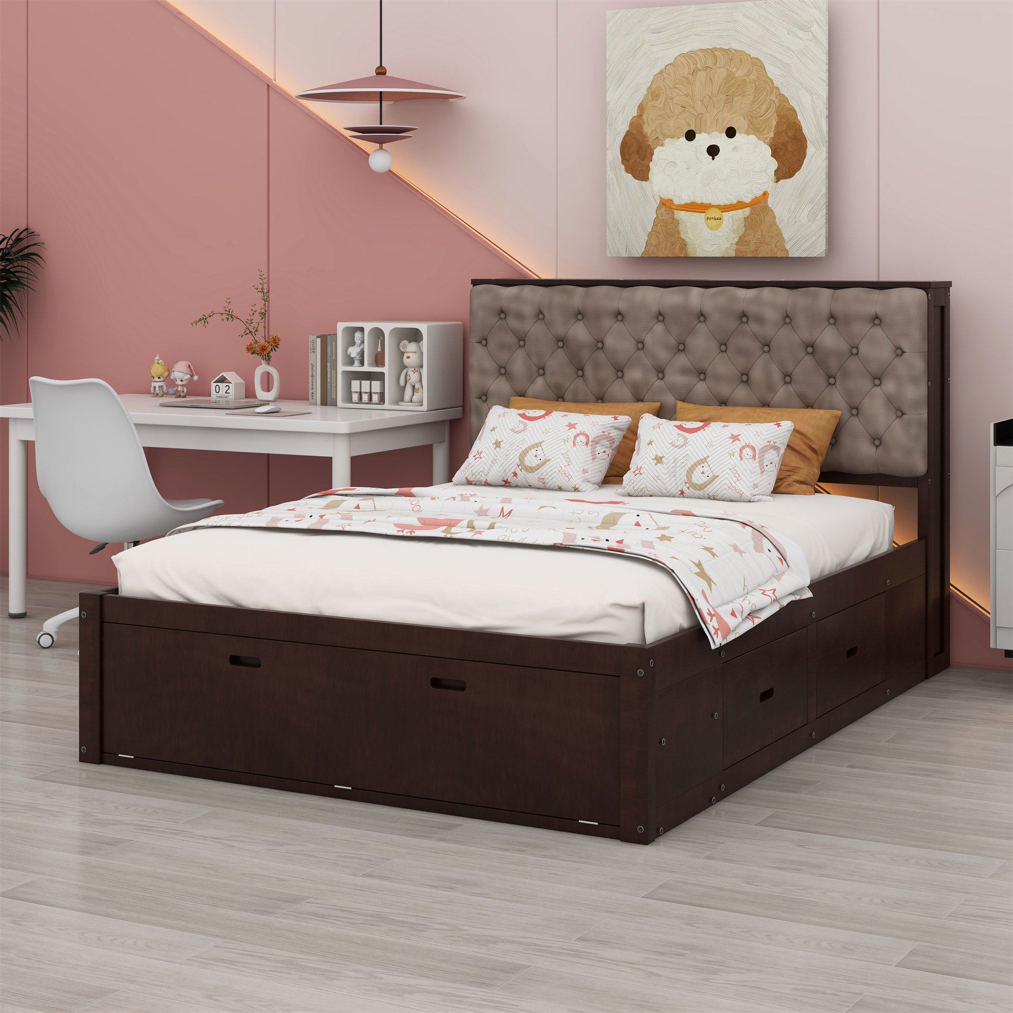 Latitude Run® Selkey Upholstered Panel Bed | Wayfair