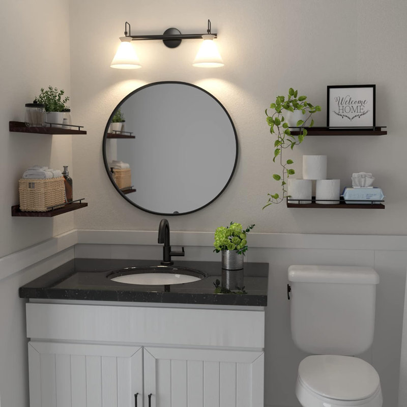 17 Stories Zahli 4 Piece Floating Shelf | Wayfair