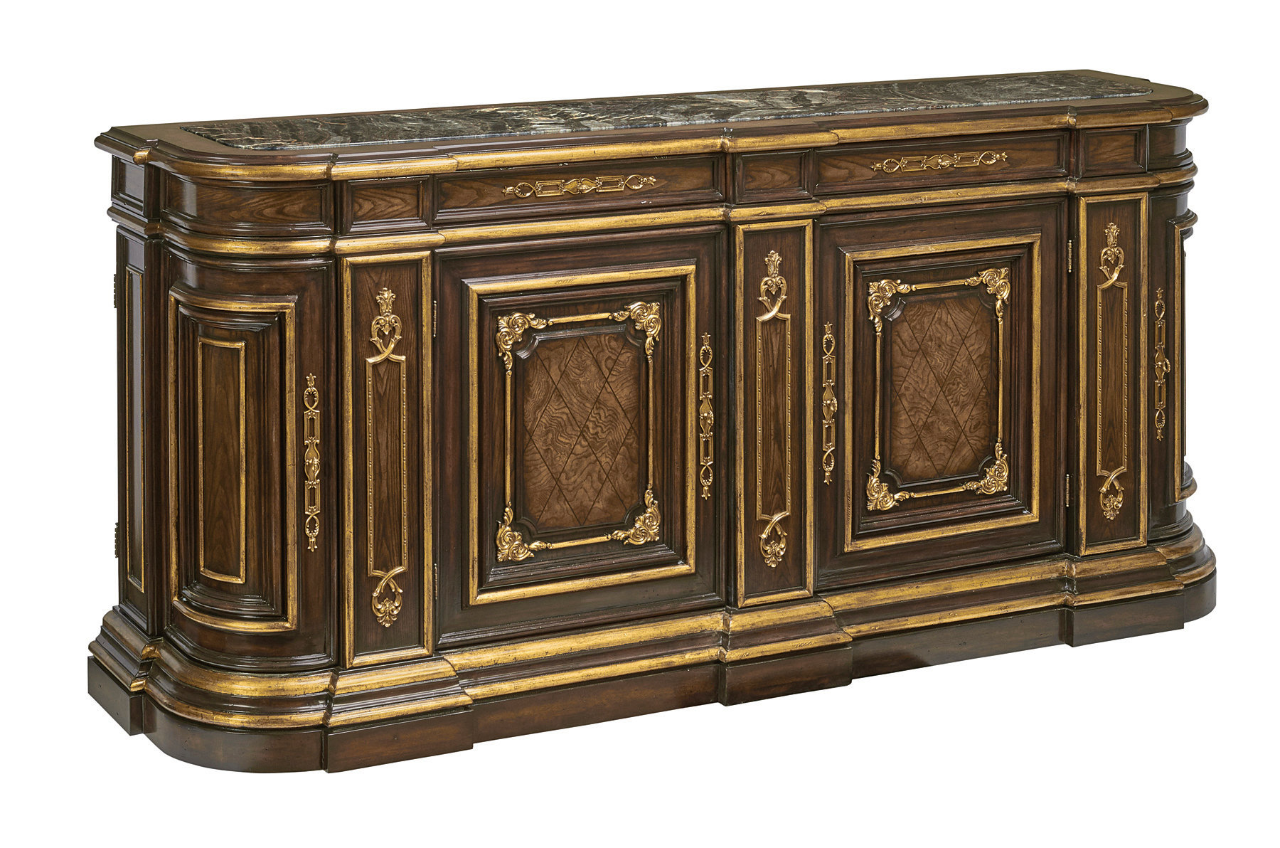 Maitland-Smith Sovereign 93'' Mahogany Wood Sideboard | Perigold