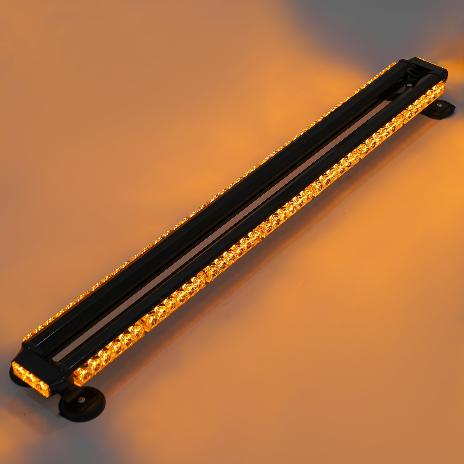 JOYDING LED Light Bar Emergency Top Roof Strobe Amber Lamp Rooftop ...