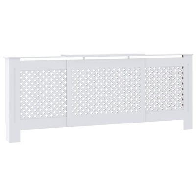 vidaXL Radiator Cover, Slatted Design Heater Cover Cabinet with Top ...
