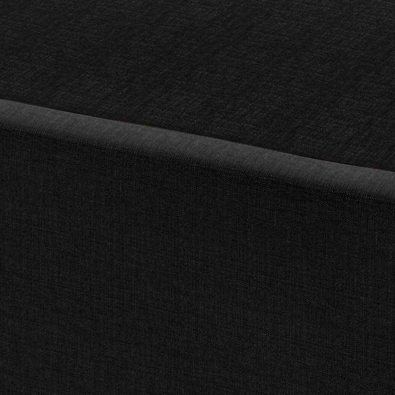 Alwyn Home Tawnya 8'' Wood Box Spring with Black Linen Cover & Reviews ...