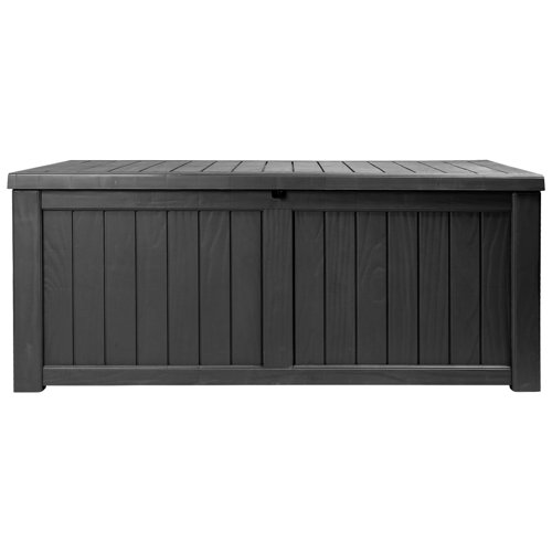 Edrosie Inc 121 Gallons Water Resistant Resin Lockable Deck Box ...