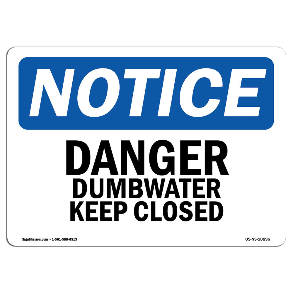 SignMission Danger Dumbwaiter Keep Closed Sign | Wayfair