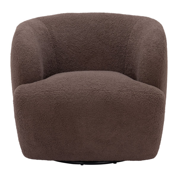AllModern Coleson Upholstered Swivel Armchair | Wayfair