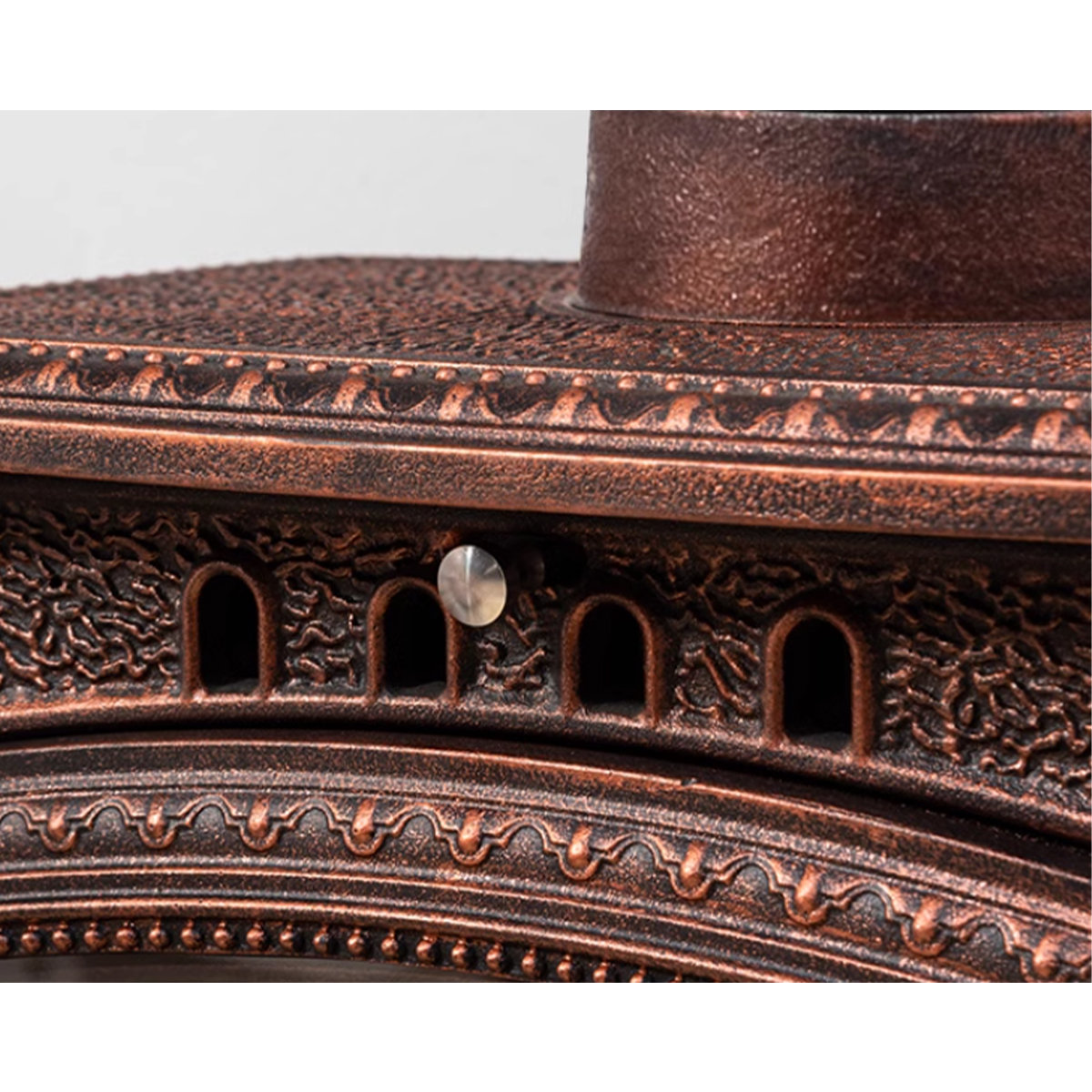 Hart Enjoy life Cast iron bronze, wood heating fireplace | Wayfair
