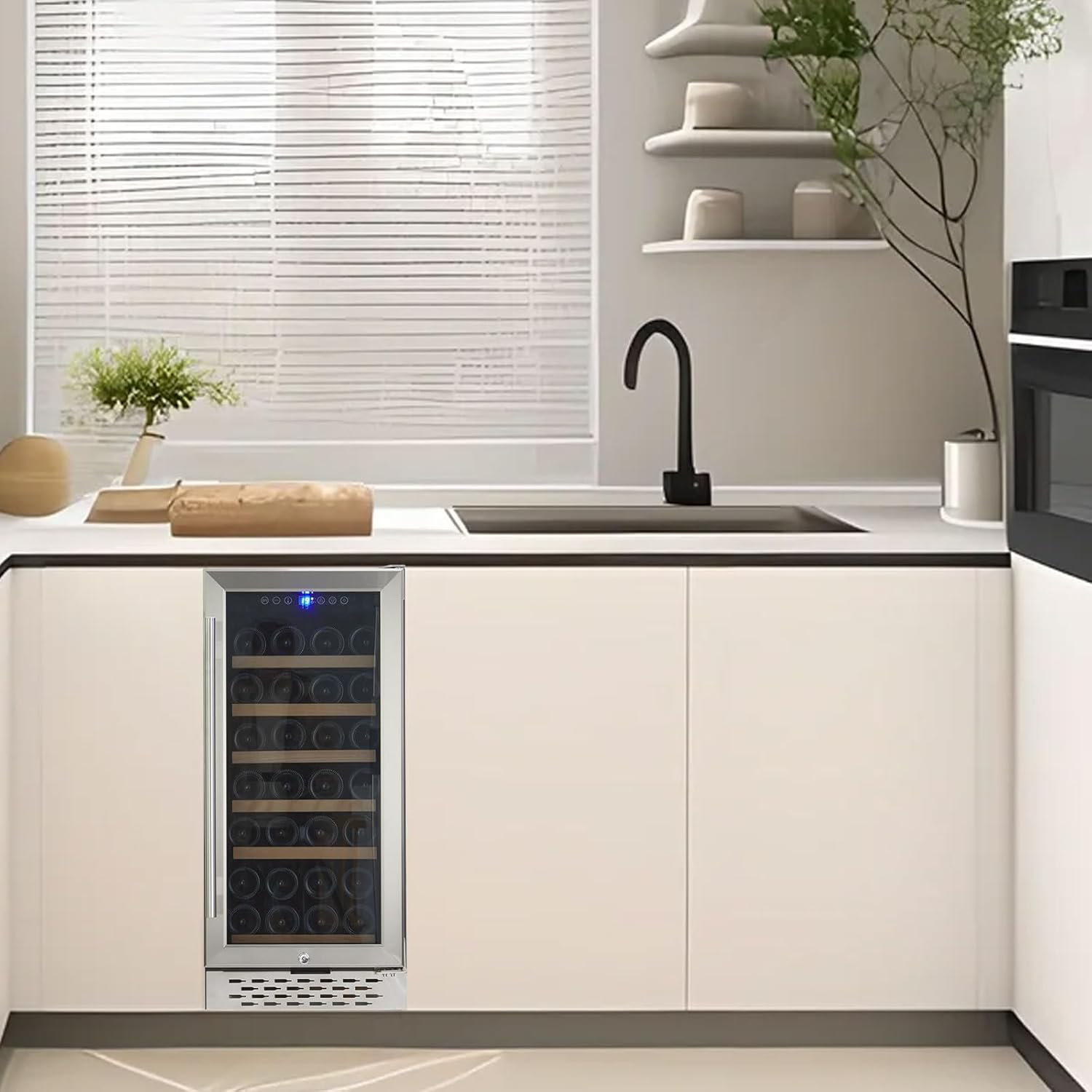 gaomon Wine Storage Fridge: Built-In Wine Cellars Refrigerator with ...