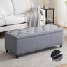 Alcott Hill® Storage Bench, 46 Inch Storage Bench Modern Button-Tufted ...