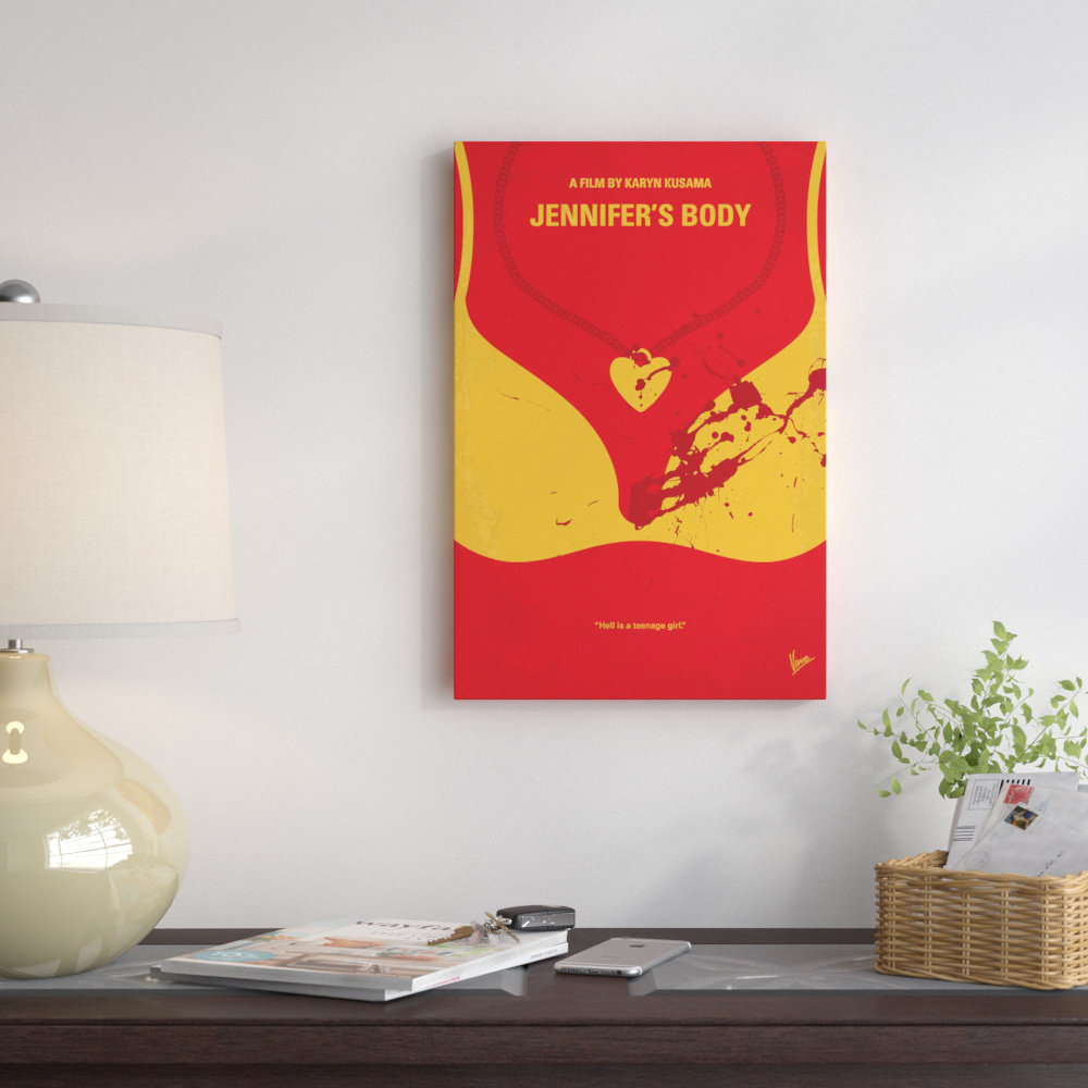 East Urban Home 'Jennifer's Body' Graphic Art Print on Canvas | Wayfair