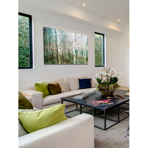Union Rustic Aspen Green On Canvas by Parvez Taj Print & Reviews | Wayfair
