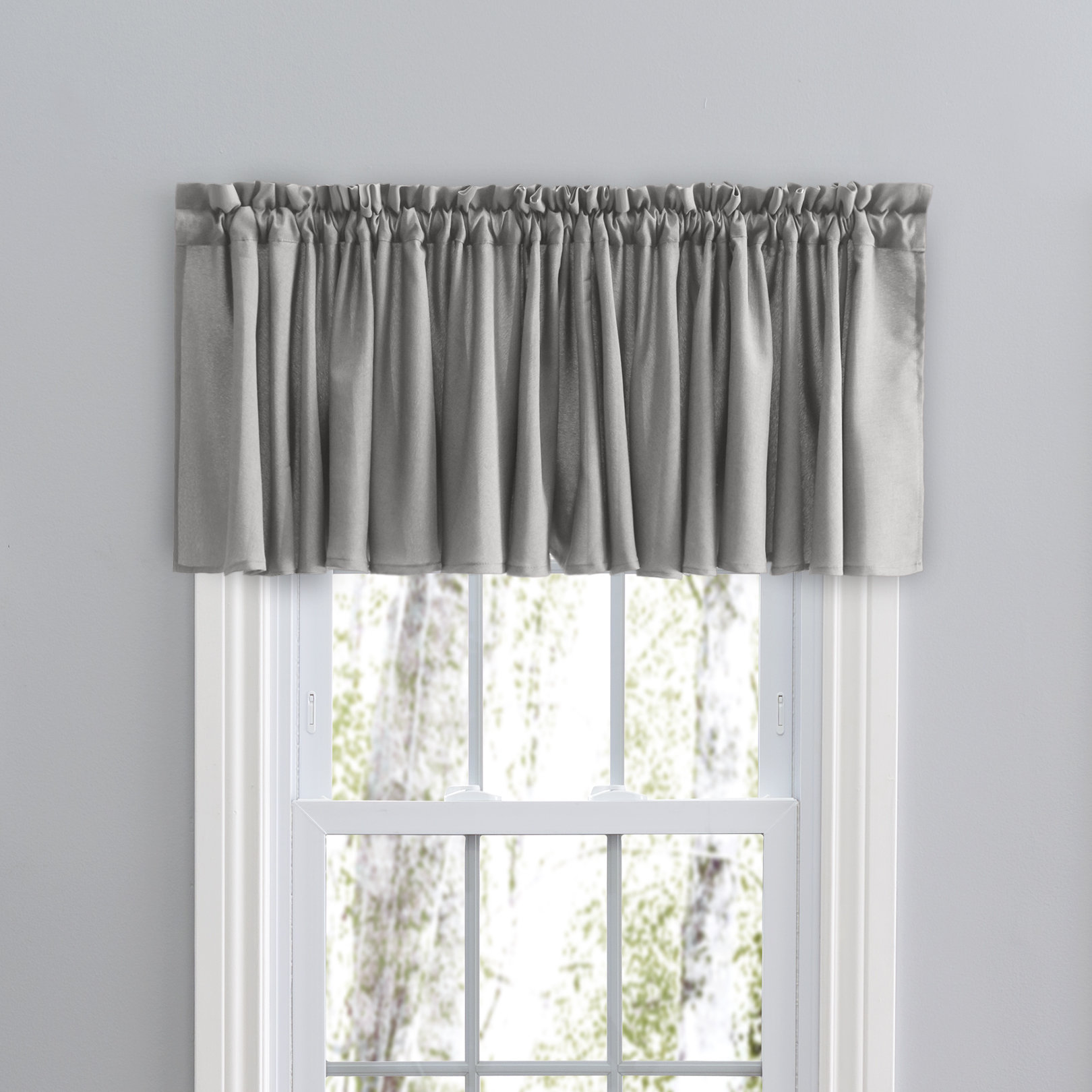 Joss & Main Lakeland Classic Tailored 84" Window Valance Light ...