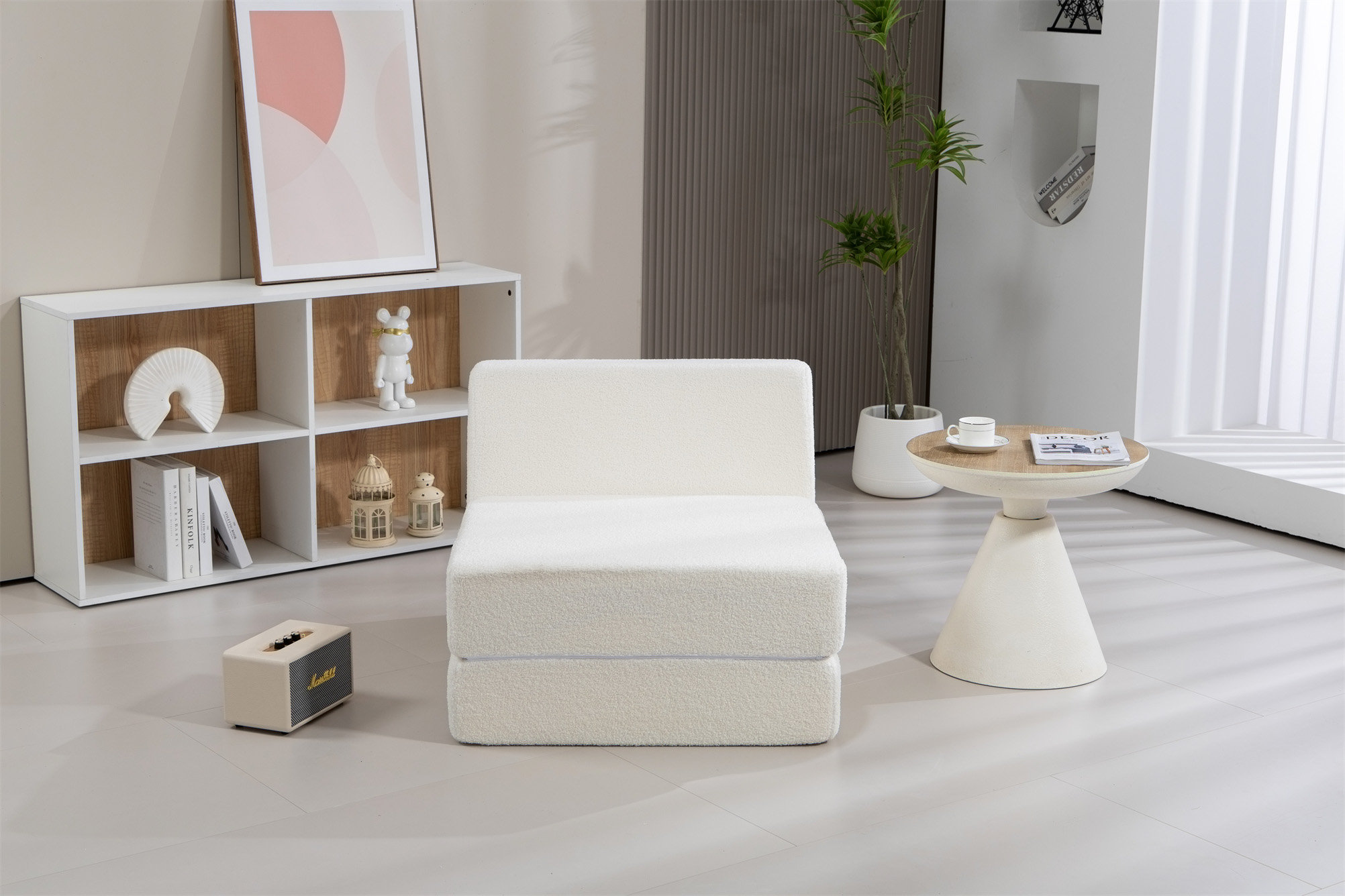 Ebern Designs Folding Sofa Bed Couch Unfold For Comfortable Nap Modular ...