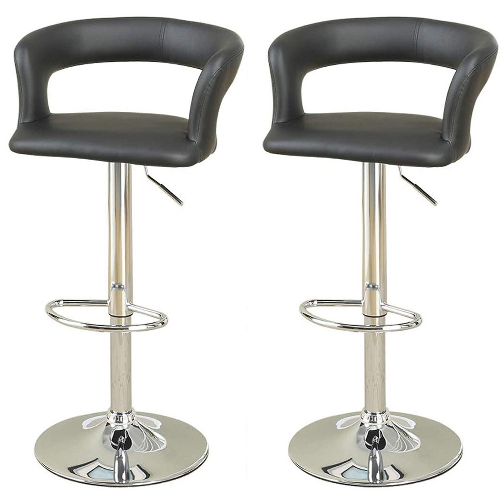 Orren Ellis Eric Modern And Contemporary Upholstered Bar Stool (Set Of ...