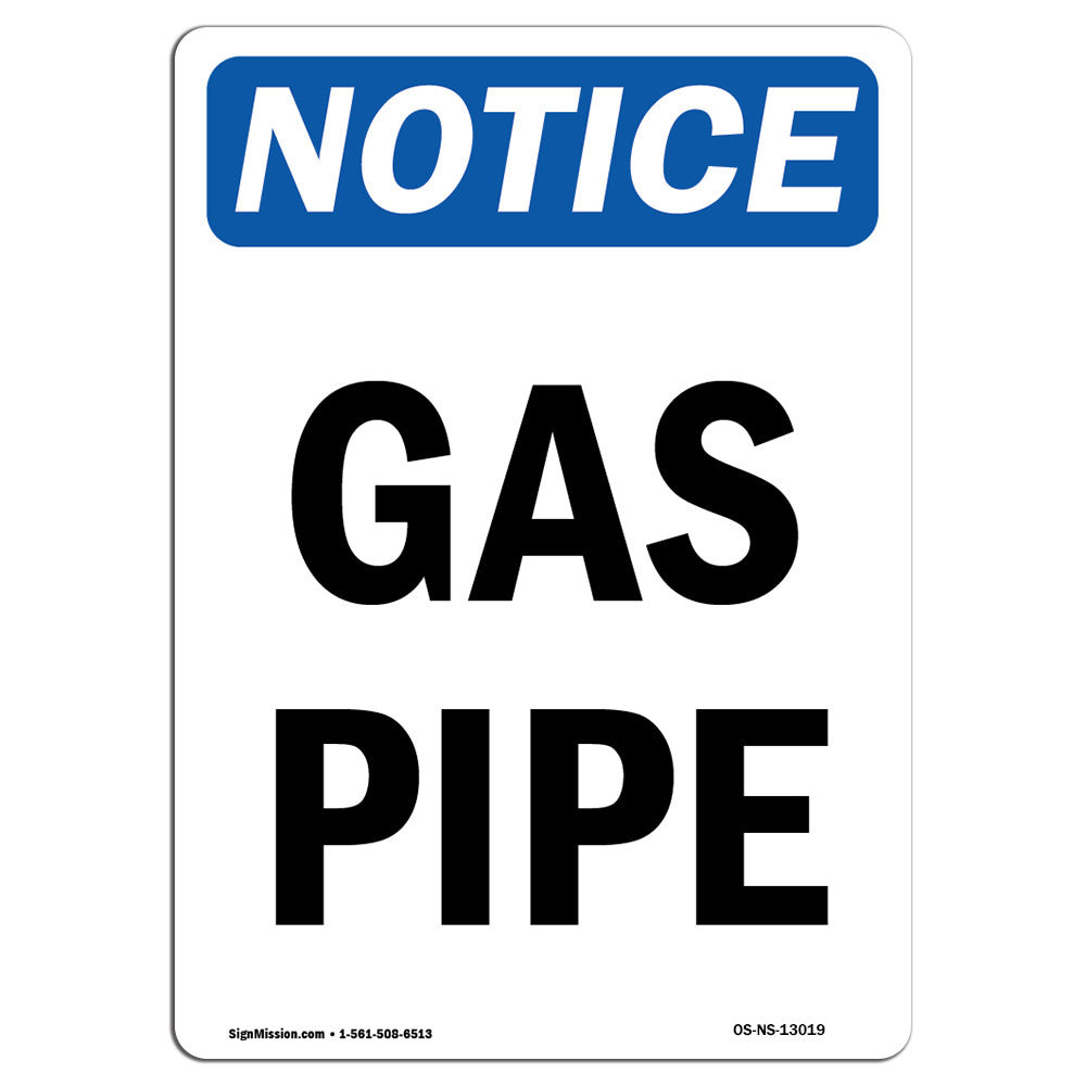SignMission Gas Pipe Sign | Wayfair