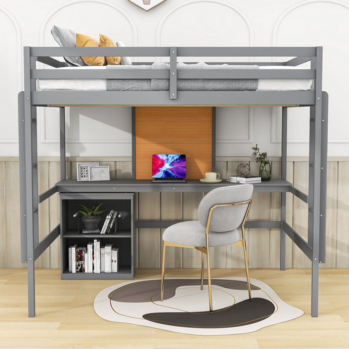 Harriet Bee Hayott Kids Loft Bed | Wayfair