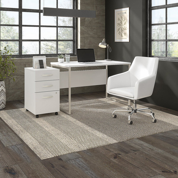 Bush Business Furniture Hybrid Table Desk | Wayfair