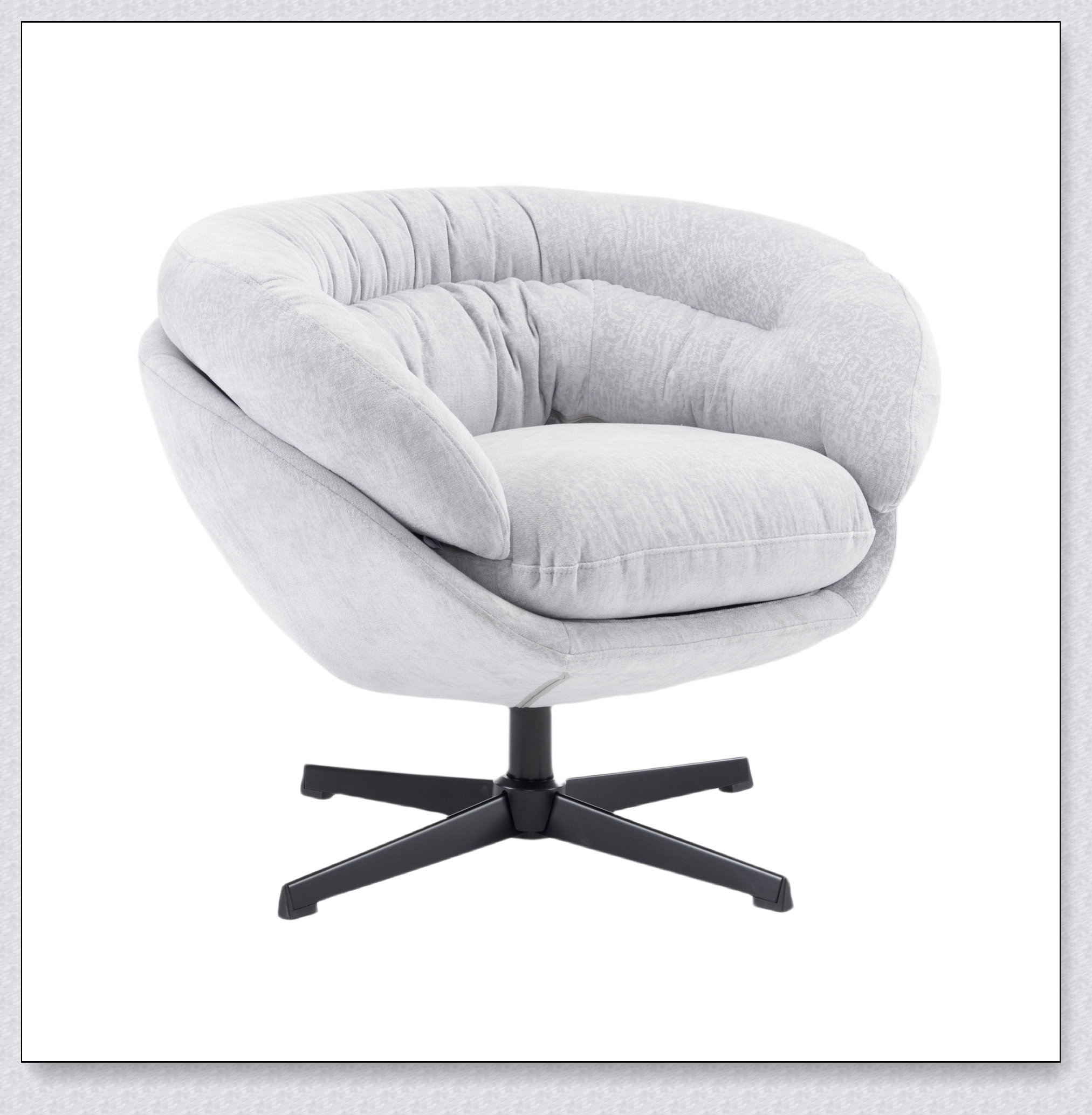 Mercer41 Luxurious 36° Swivel Office Chair - Ergonomic Design with ...