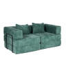 Ivy Bronx Compression Sofa,Convertible Floor Sofa Bed with Fixed-Shape ...