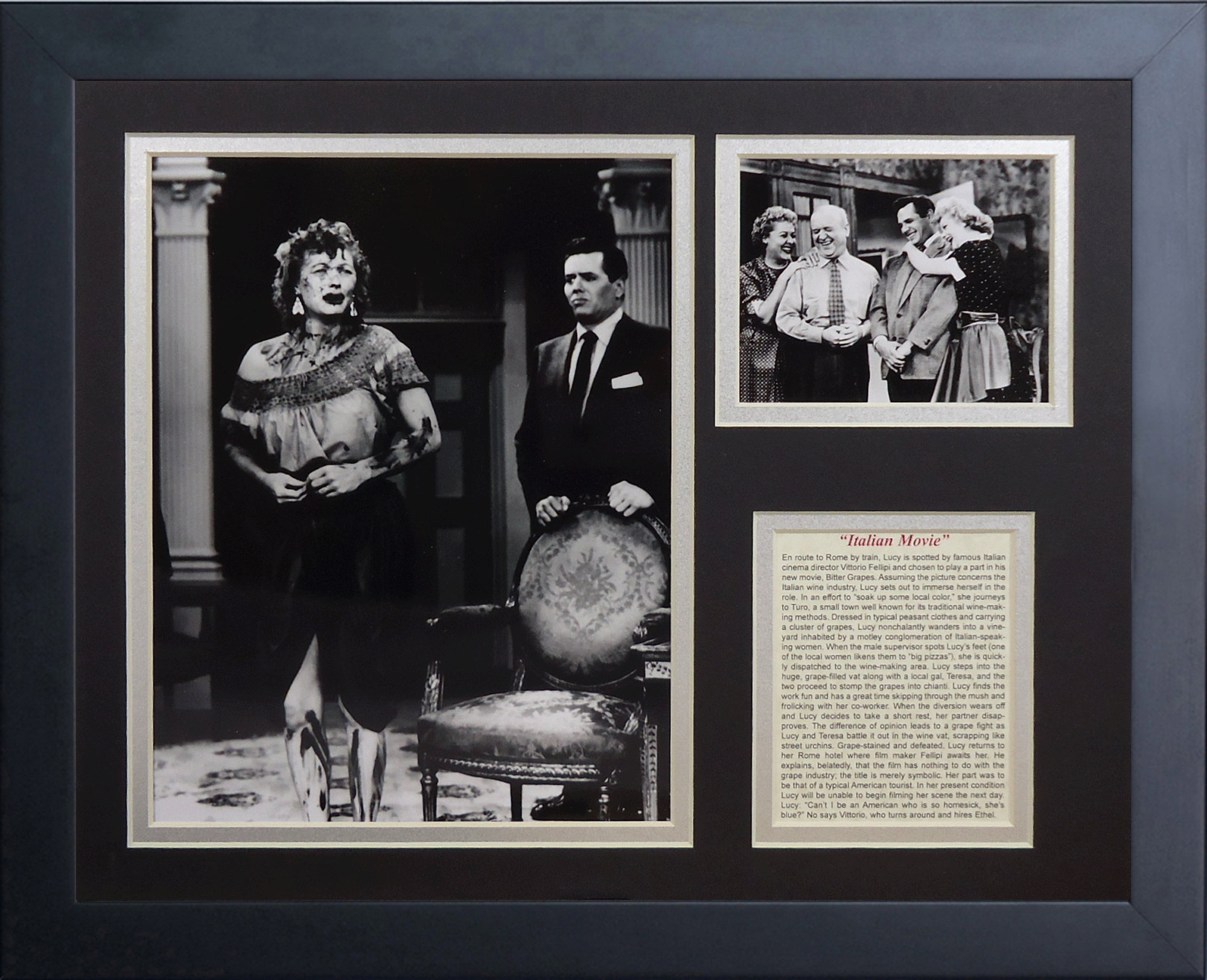 Legends Never Die I Love Lucy Framed Memorabilia | Wayfair