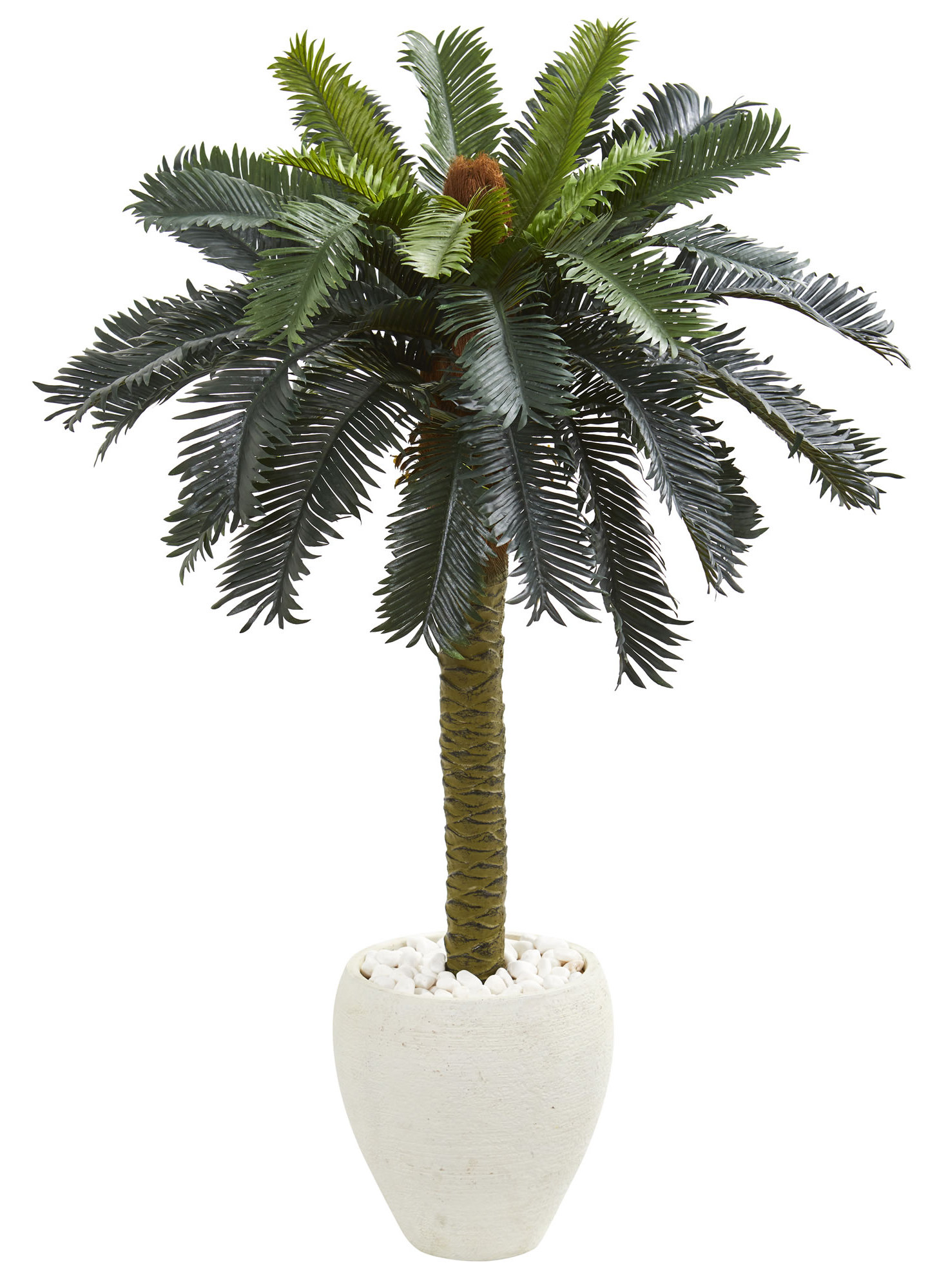 Bay Isle Home™ 36" Artificial Palm Tree in Planter | Wayfair