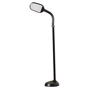 Lavish Home Sunlight 60" LED Task Floor Lamp - Full Spectrum Natural ...